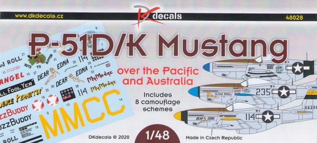 Decal Review: DKdecals P-51D/K Mustang over the Pacific and Australia ...