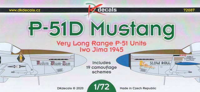 Decal Review: DKdecals P-51D Mustang Very Long Range P-51 Units Iwo ...
