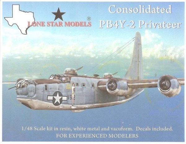 Kit News: Lone Star Models’ 1/48 Consolidated PB4Y-2 Privateer (48723 ...