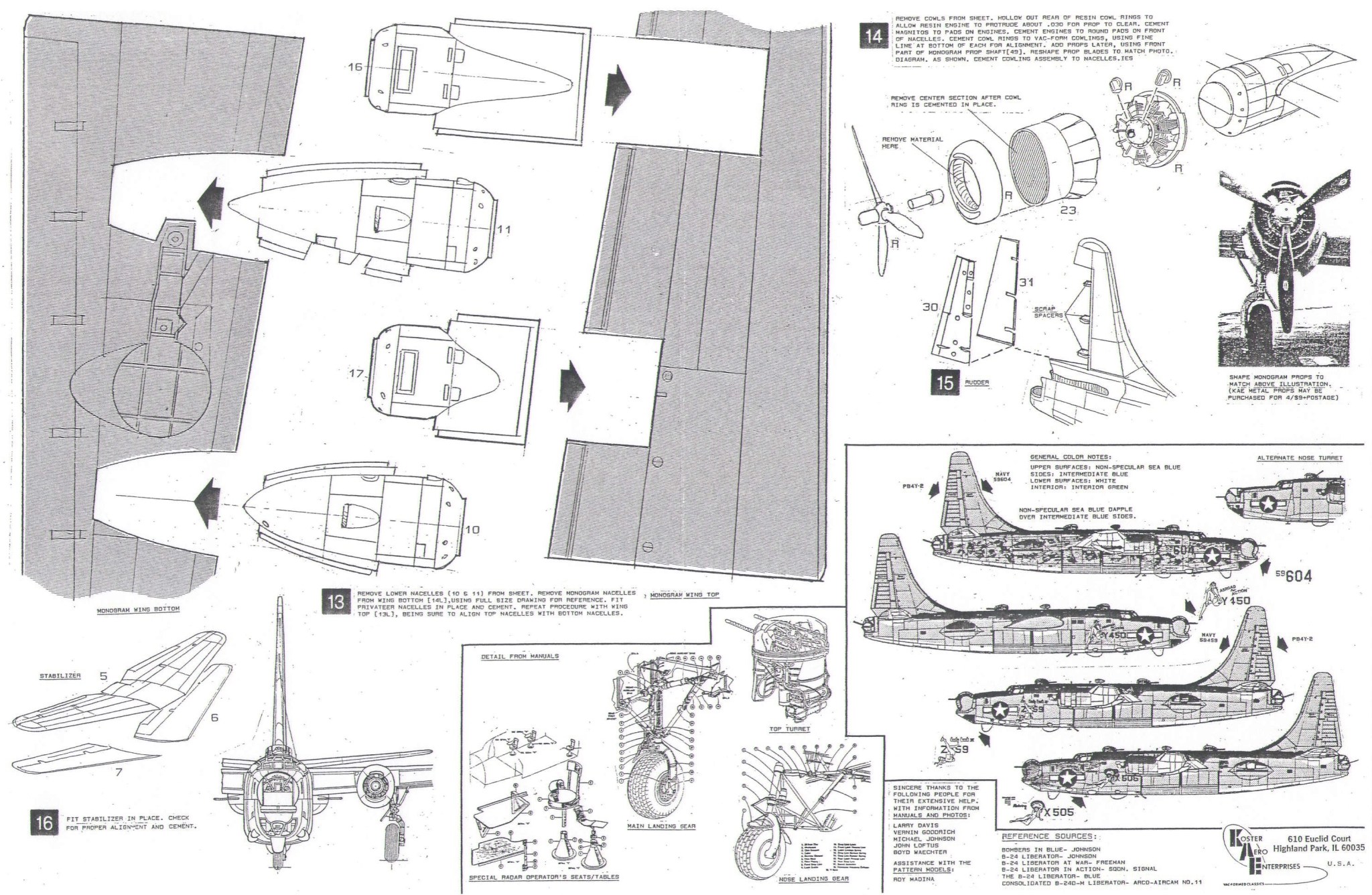 Nostalgic Kit Review: Koster Aero Enterprises 1/48 PB4Y-2 Privateer ...