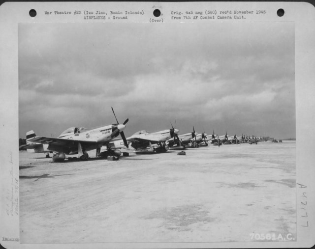 Photo(s) of the Week; 45th and 78th Fighter Squadrons Arrive on Iwo ...