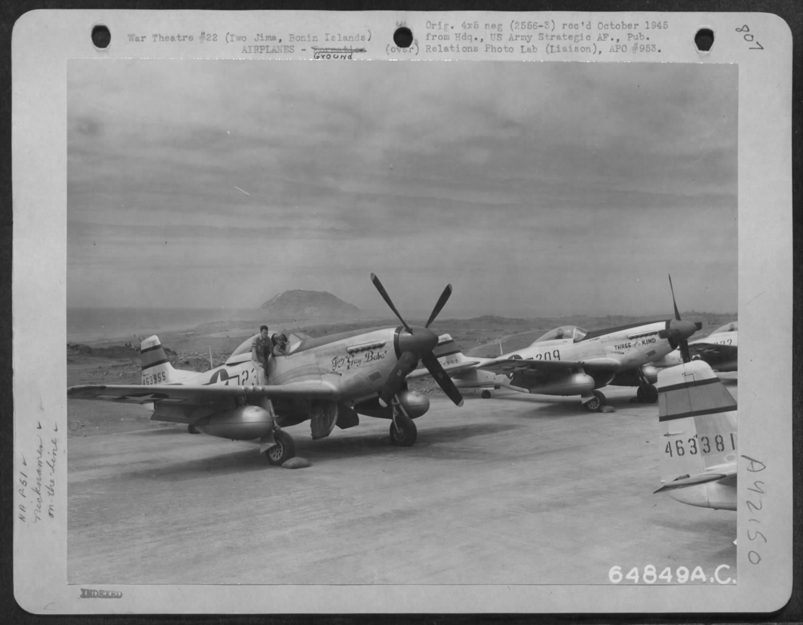 Photo(s) of the Week: The 21st Fighter Group Arrives on Iwo Jima – Iwo ...
