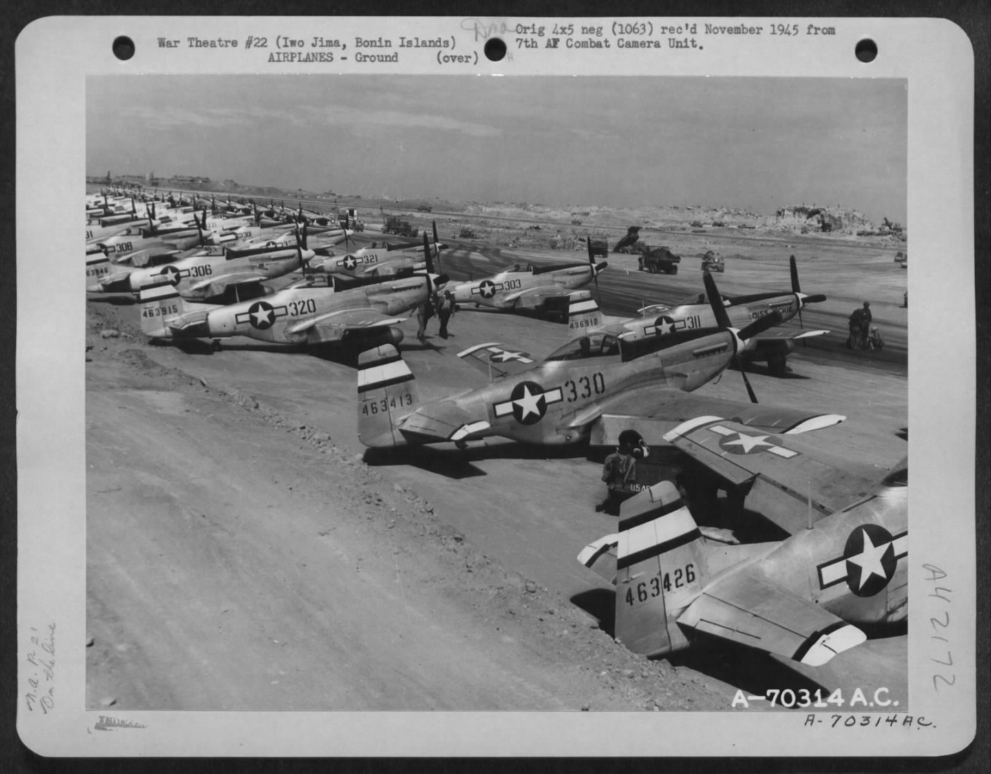 Photo(s) of the Week: The 21st Fighter Group Arrives on Iwo Jima – Iwo ...