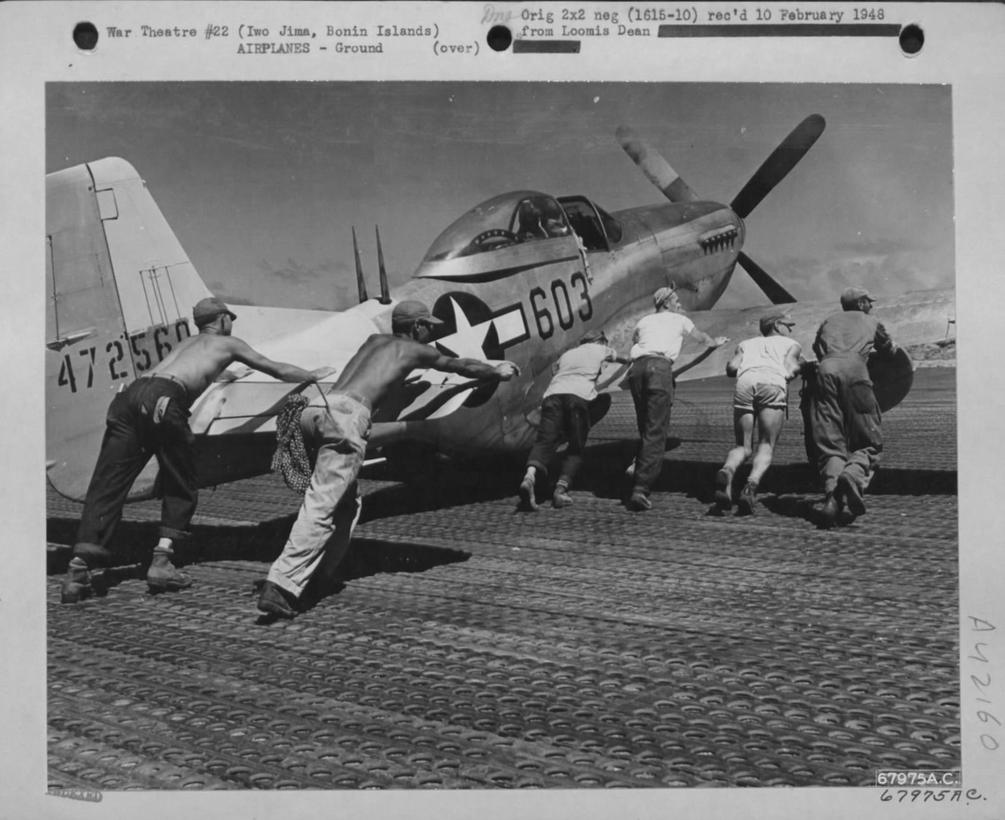 Photo(s) of the Week; 462nd Fighter Squadron Dispersal Area – Iwo Jima ...